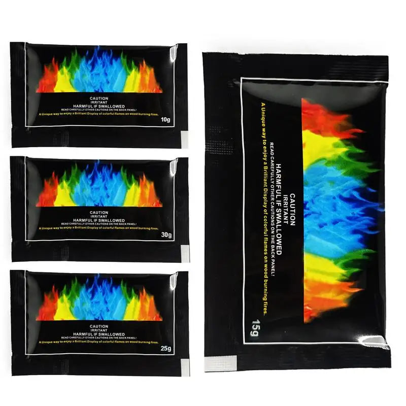 Colorful Flame Powder for Camping, Bonfires, and Festivals – 24 Hour Sport