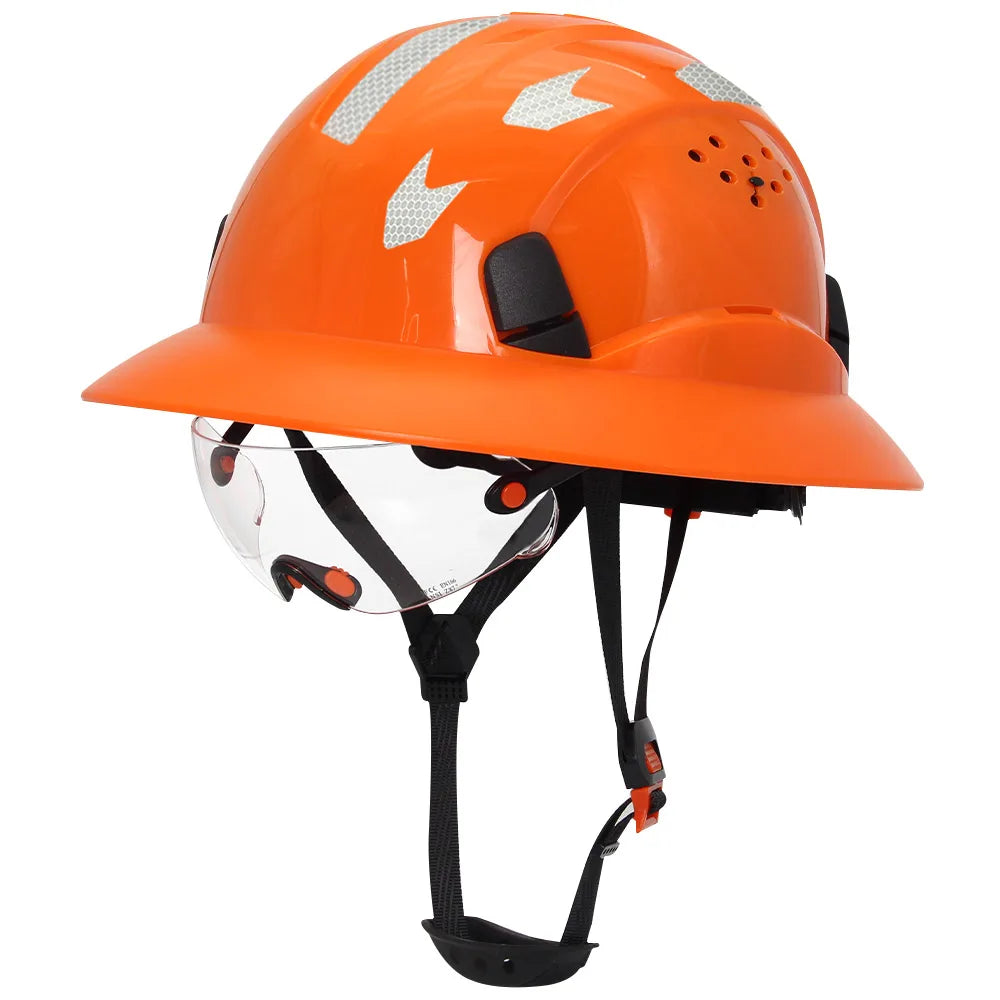 Stay Safe, Work Smart: Safety Helmet with Goggles – 24 Hour Sport